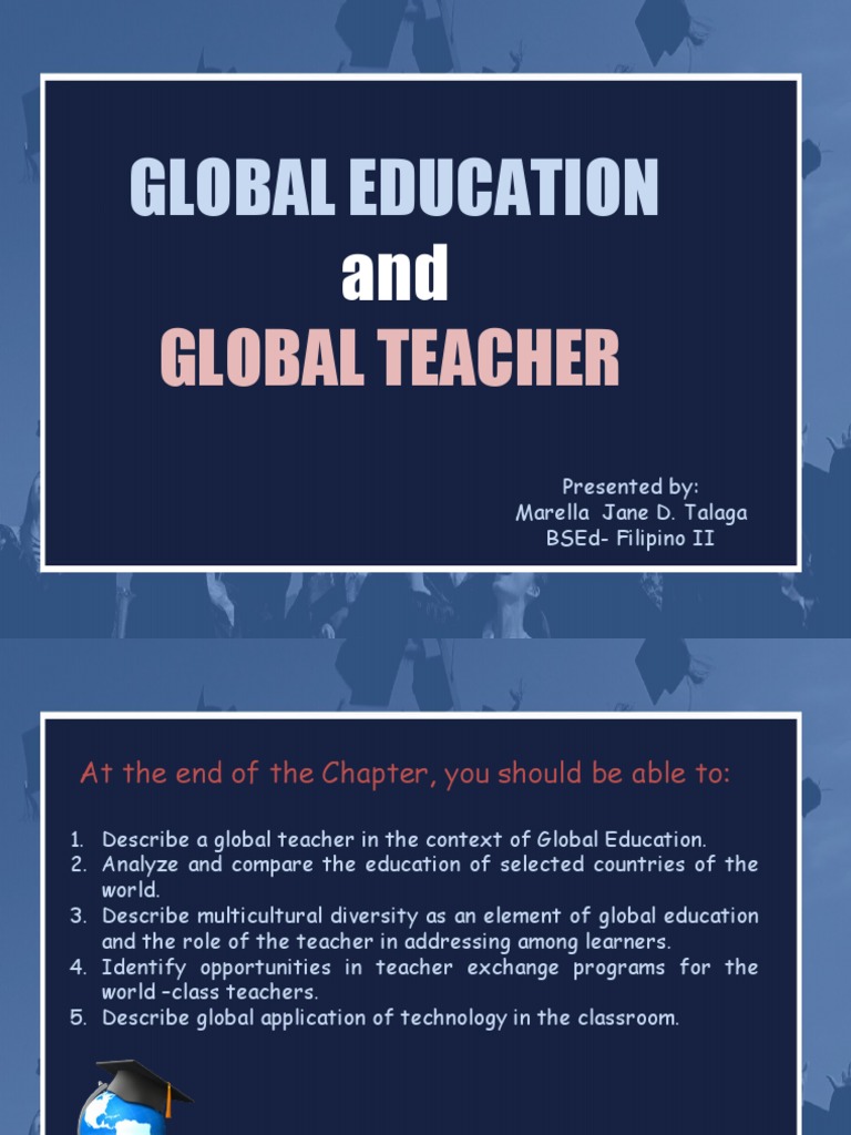 Global Education and Global Teacher | PDF | Literacy | Teachers