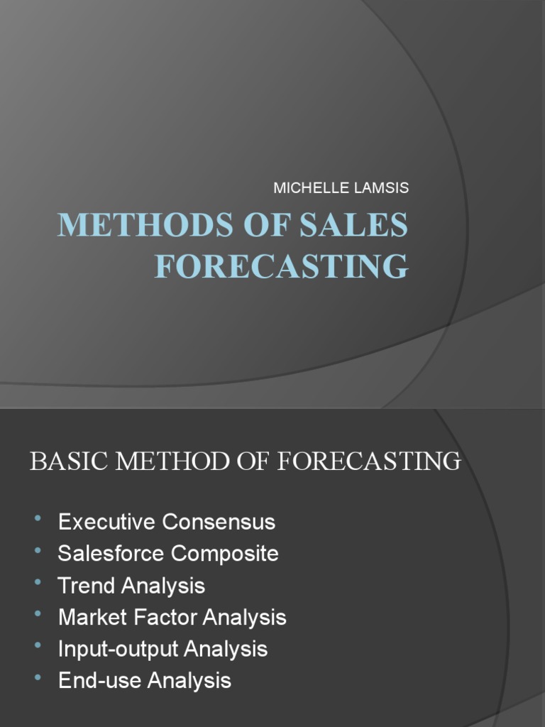 Salesforce Composite Forecasting Method | PDF