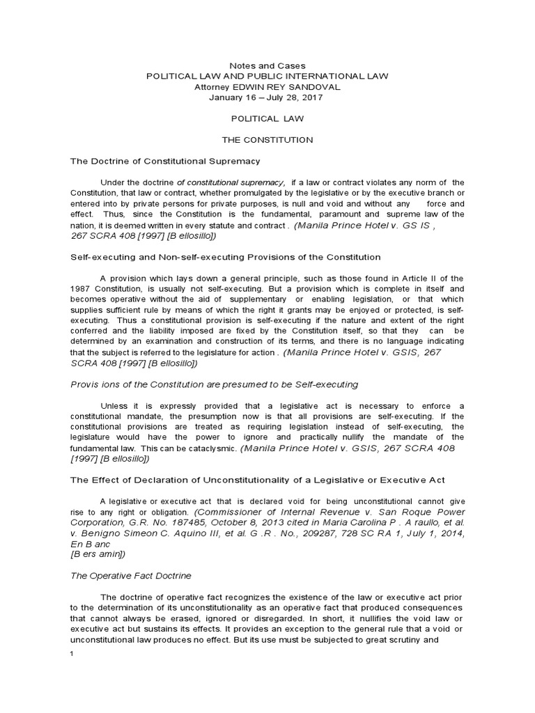 Sandoval Political Law 2017 Atty Edwin Rey Sandoval Political Law ...