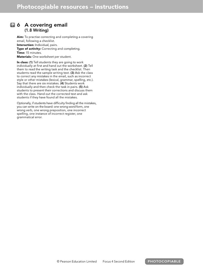 6 A Covering Email: (1.8 Writing) | PDF | Retail | Cognitive Science