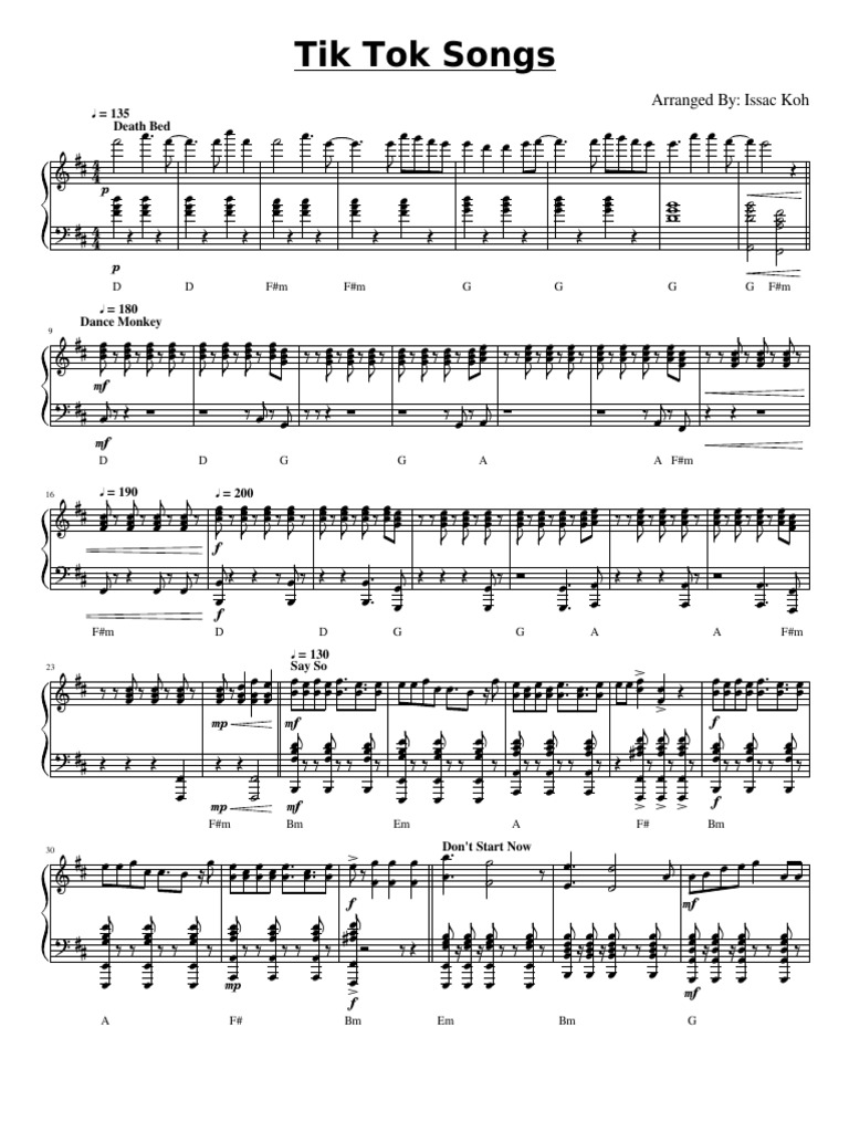 All Tik Tok Songs Combined | PDF