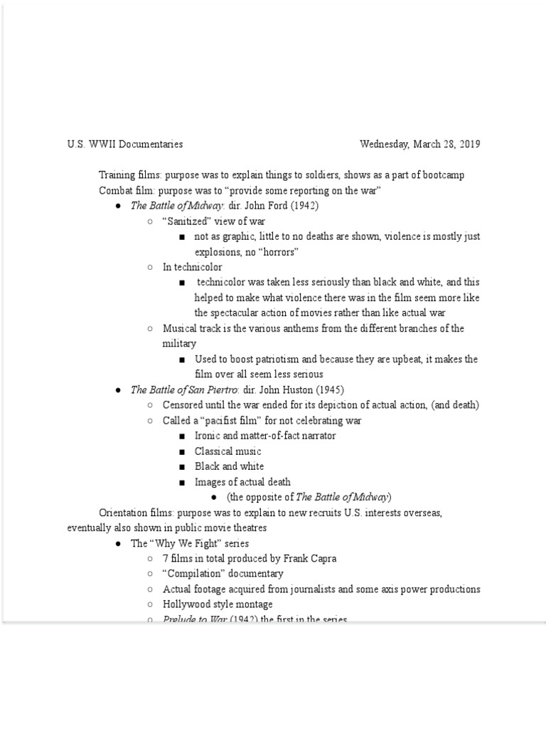 WWII Notes | PDF | Politics