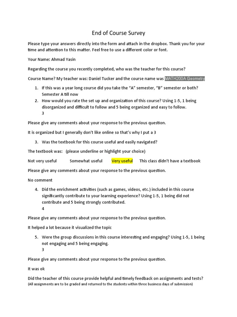 MATH200A Geometry Course Survey | PDF | Textbook | Question