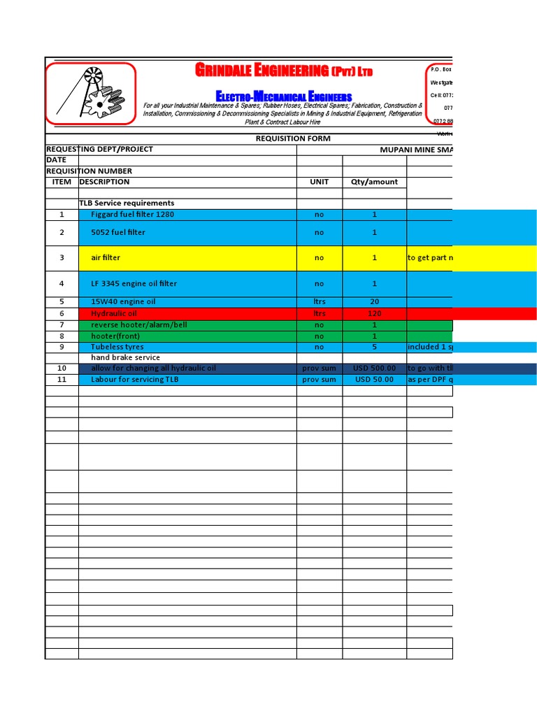 Tlb Service Pdf Mechanical Engineering Manufactured Goods