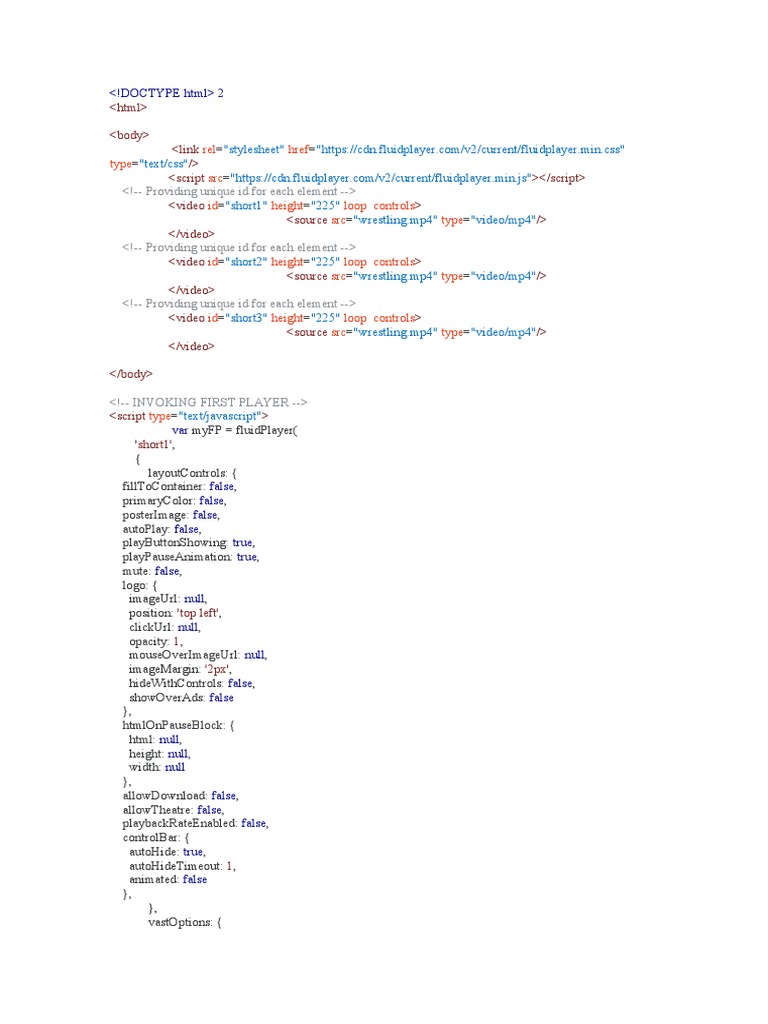 DOCTYPE html-EJEMPLO DE VIDEO 2
