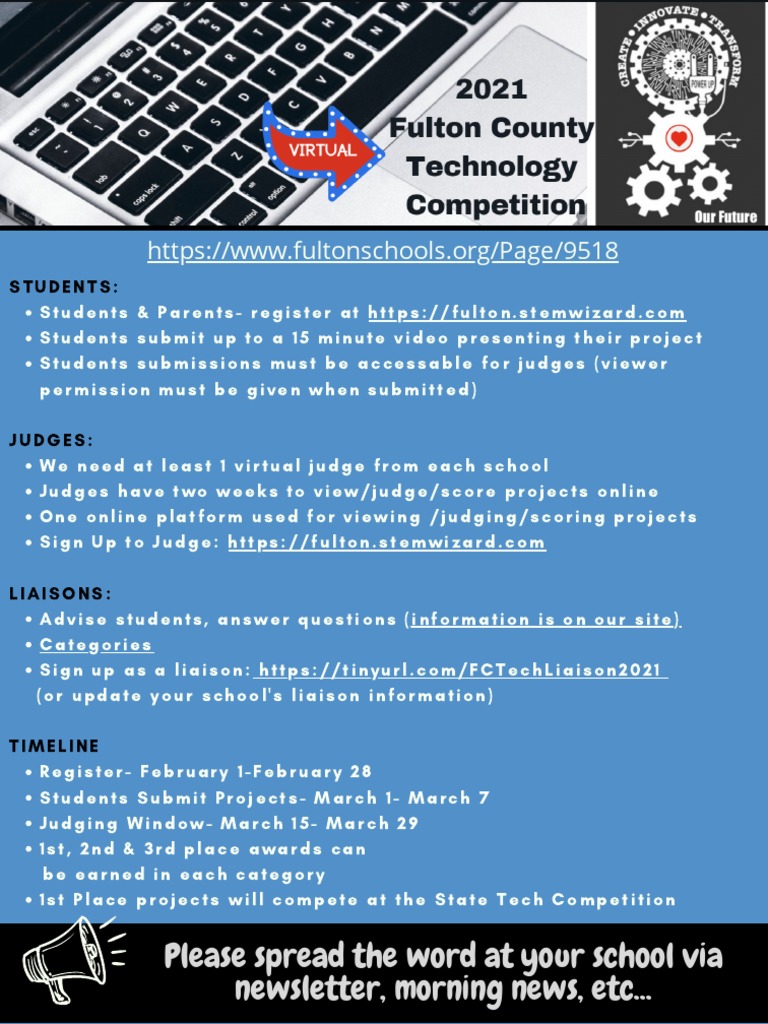 2021 Fulton County Technology Competition | PDF