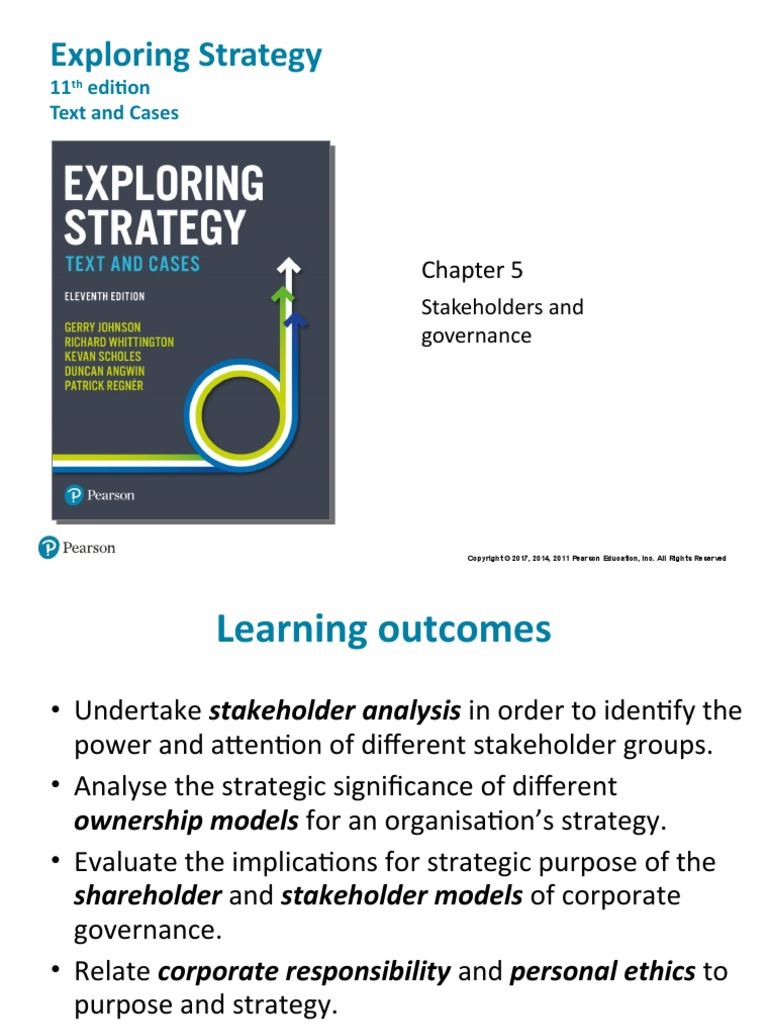 Exploring Strategy: 11 Edition Text and Cases | PDF | Corporate Social ...