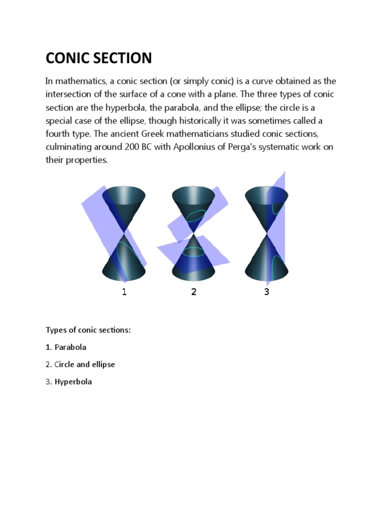 Pre-Calculus Application of Conics | PDF | Algebraic Geometry ...