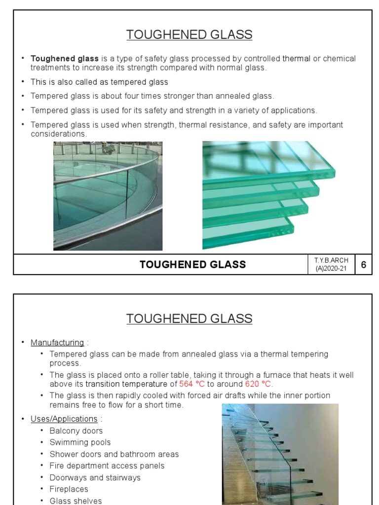 Toughened Glass Survey | PDF