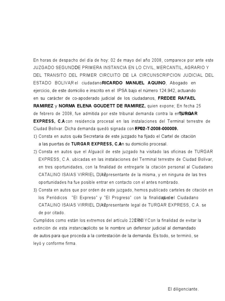 Solicitud de Nombramiento de Defensor PublIco | PDF
