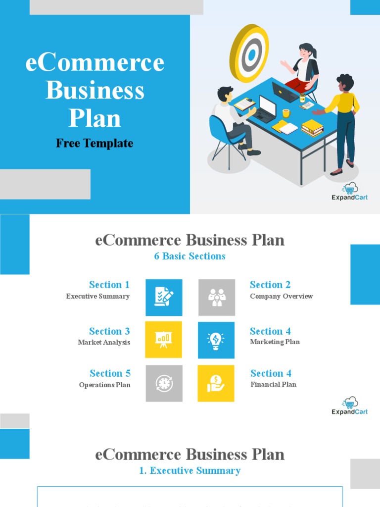 Ecommerce Business Plan: Free Template | PDF | E Commerce | Market Analysis