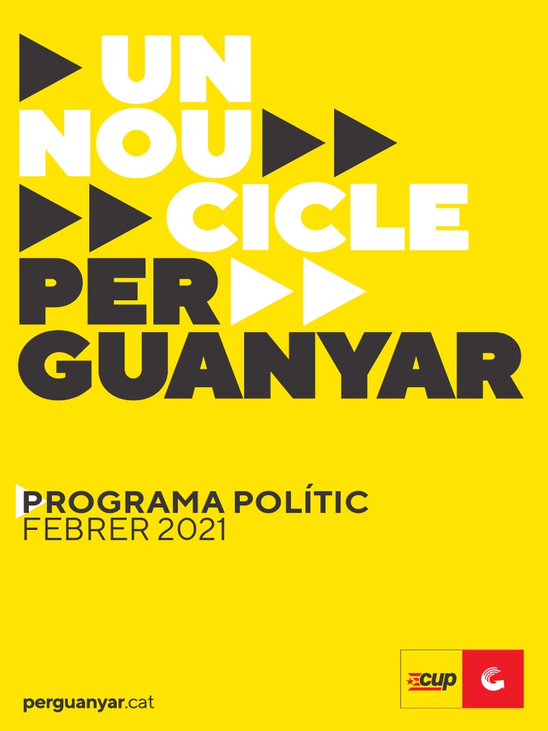 Programa Electoral de La CUP | PDF