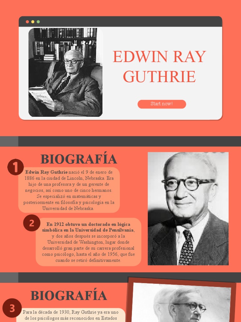 GUTHRIE | PDF | Sicología | Comportamiento