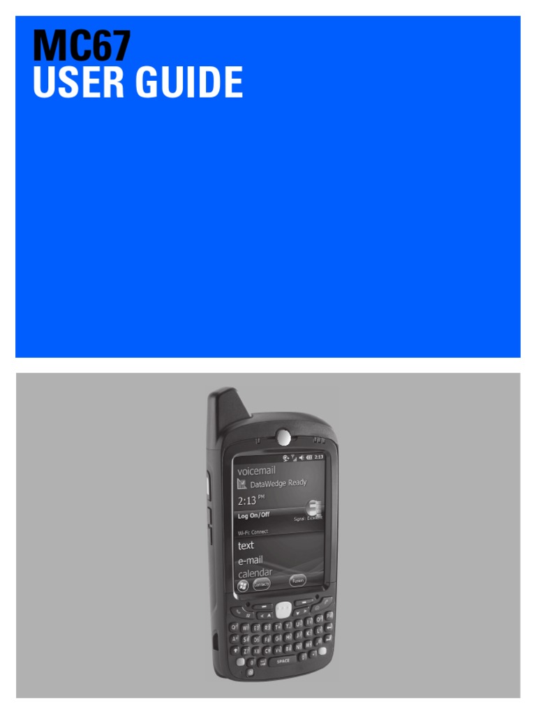 Motorola Mc67 Users Guide | PDF | Bluetooth | Battery Charger