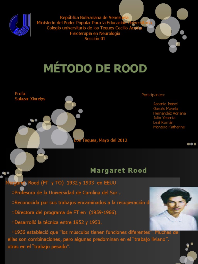Metodo de ROOD | PDF | Contracción muscular | Músculo