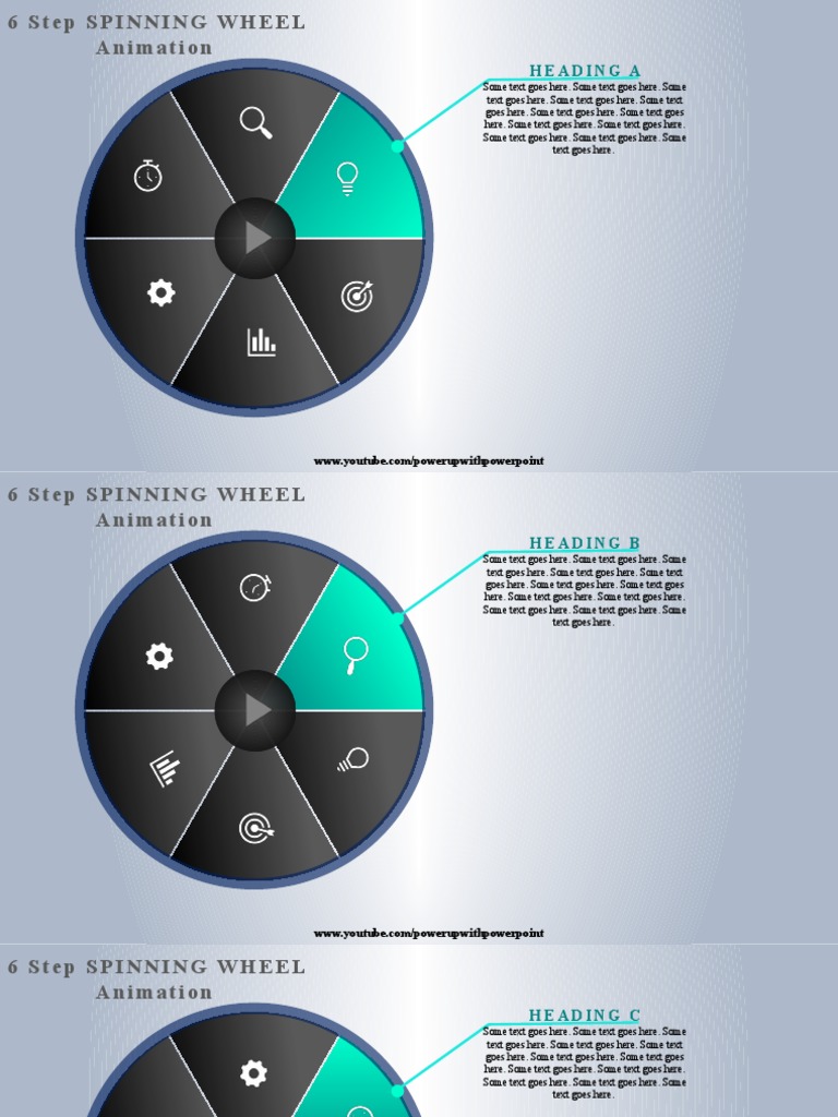 6.create 6 Step Spinning WHEEL Animation | PDF