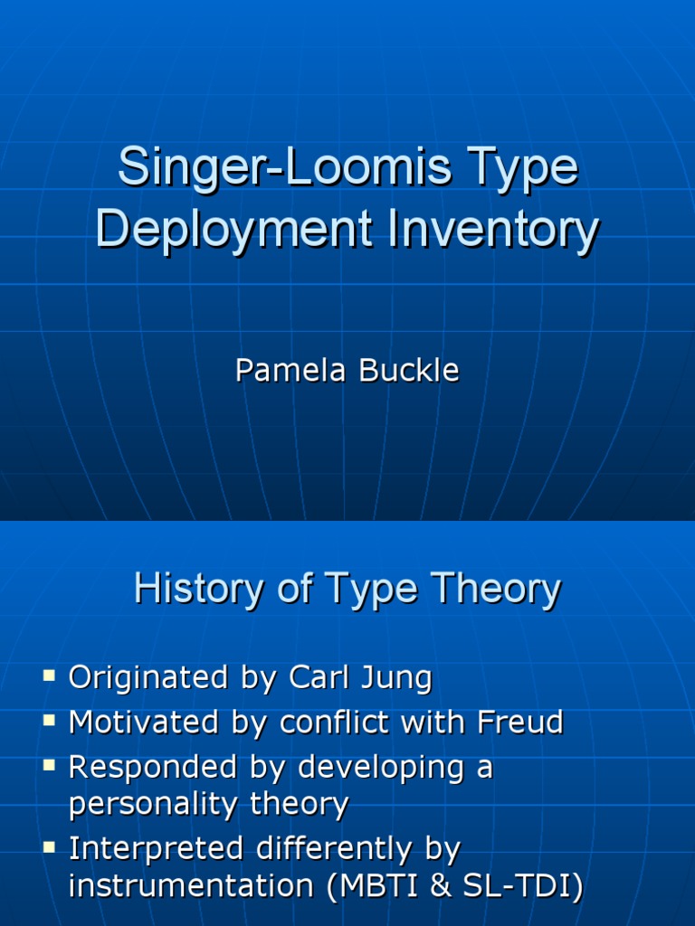 Singer Loomis PPTs | PDF