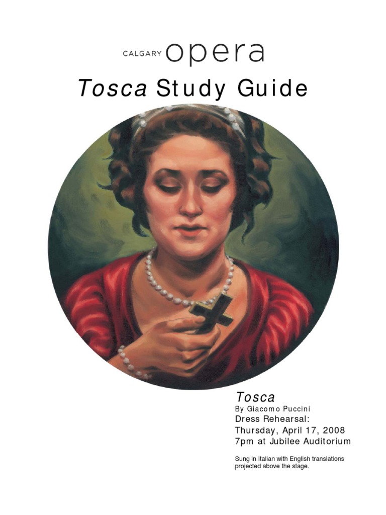 Tosca Study Guide - 2008 | Download Free PDF | Giacomo Puccini | Vocal ...