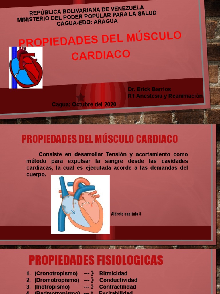 Fisiologia Cardiovascular DR Raul Papá | PDF | Corazón | Contracción ...