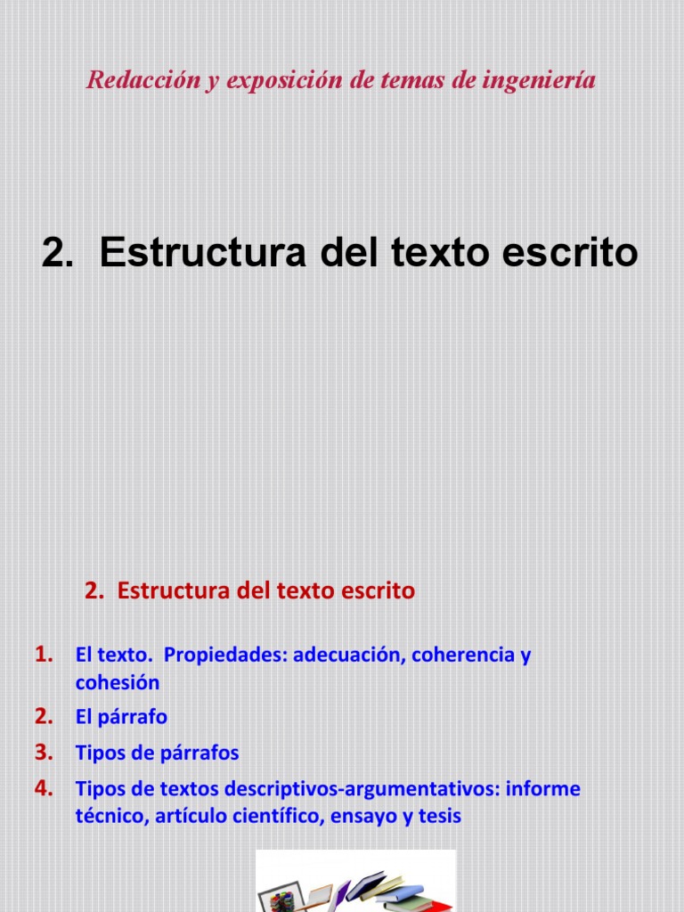 Estructura y Propiedades del Texto | PDF | Oración (Lingüística ...