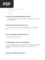 Labor Standards Laws Compliance Assessment Checklist (With REMARKS ...