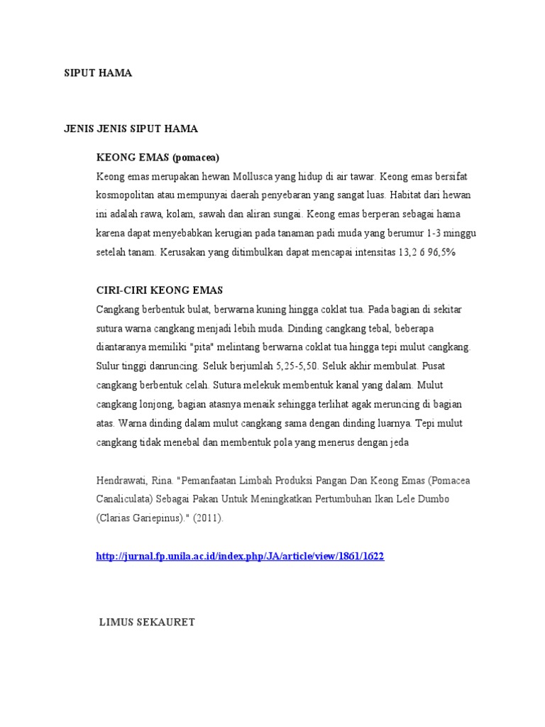 Materi SIPUT HAMA DDPT Kelompok 4 | PDF