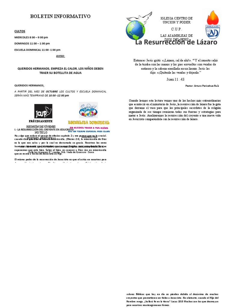 La Resurrecion de Lazaro | PDF | La resurrección de Jesús | Sacerdote