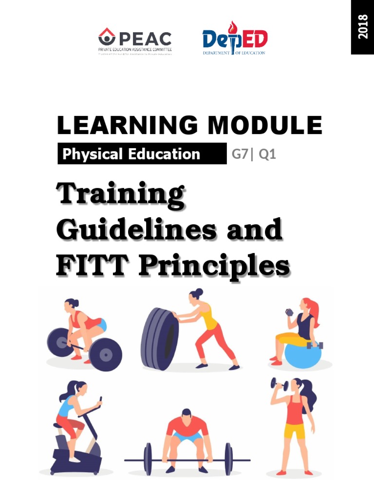 Learning Module: Training Guidelines and FITT Principles | PDF ...