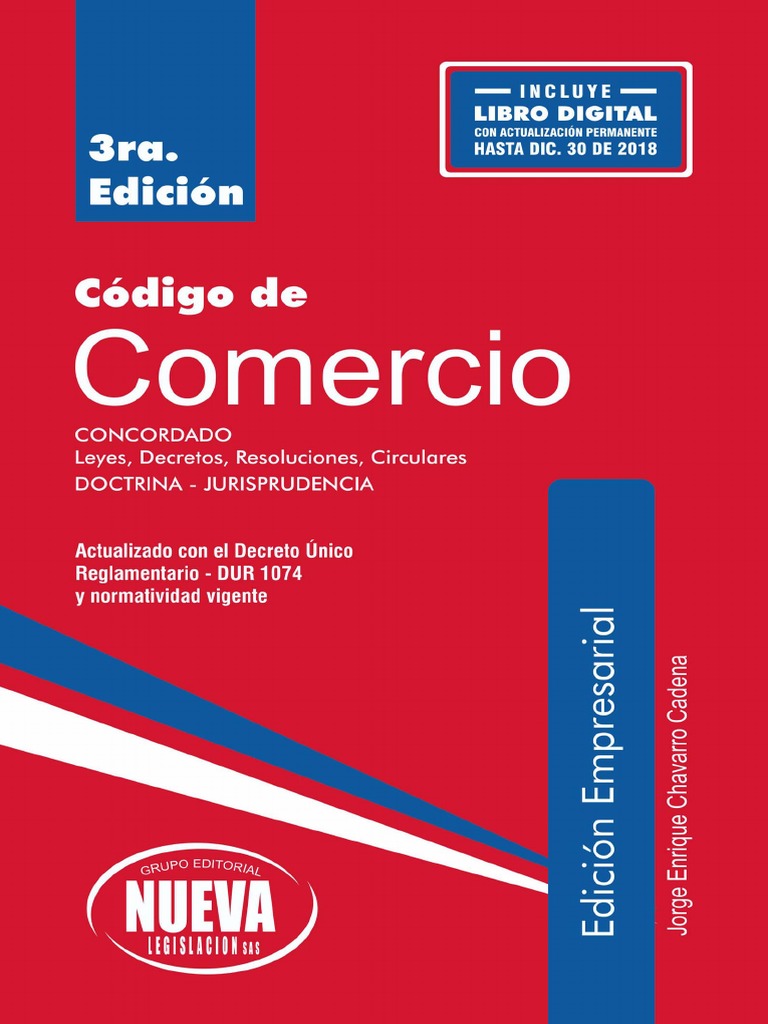 Código de Comercio (3a. Ed.) - 1 | Descargar gratis PDF | Caso de ley | Sociedad de ...