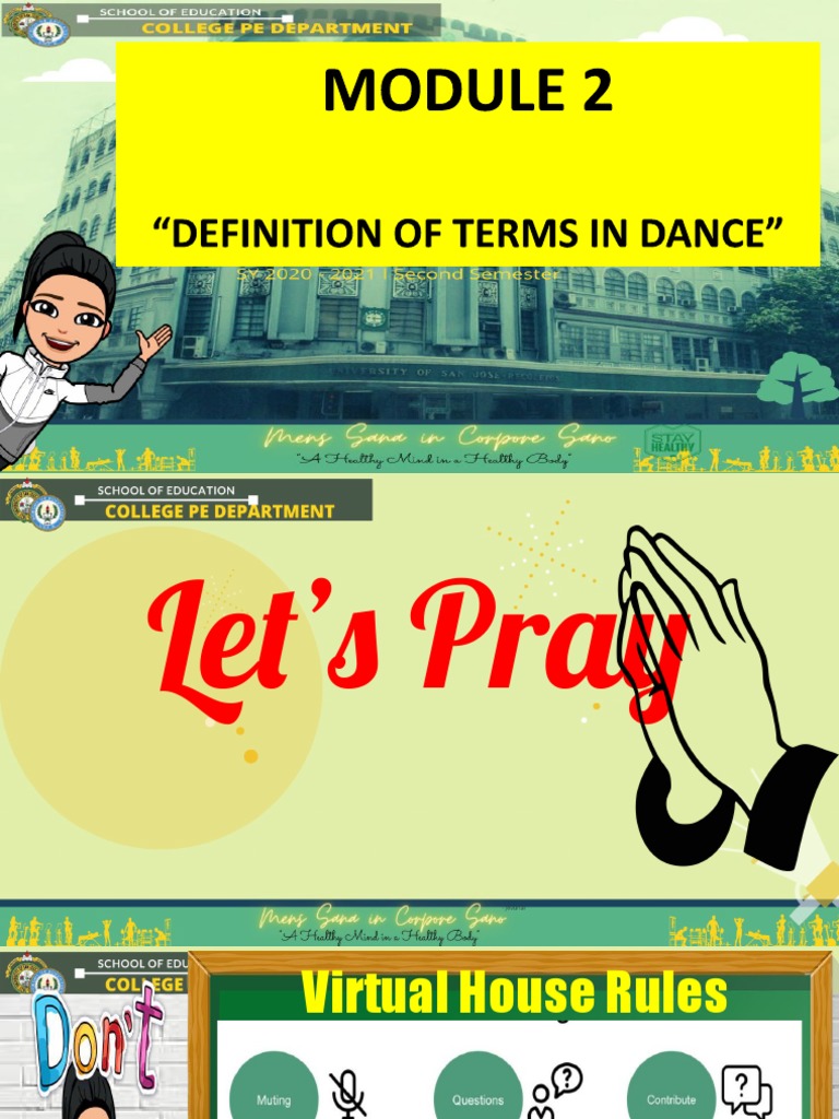 PE4-Module 2 - Definition of Terms | PDF | Art