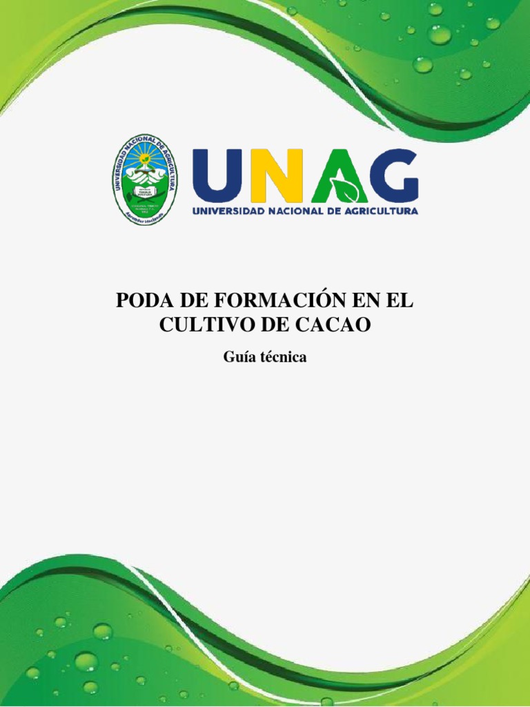 Guia Practica Poda de Formacion en Cacao | PDF | Injerto | Arboles