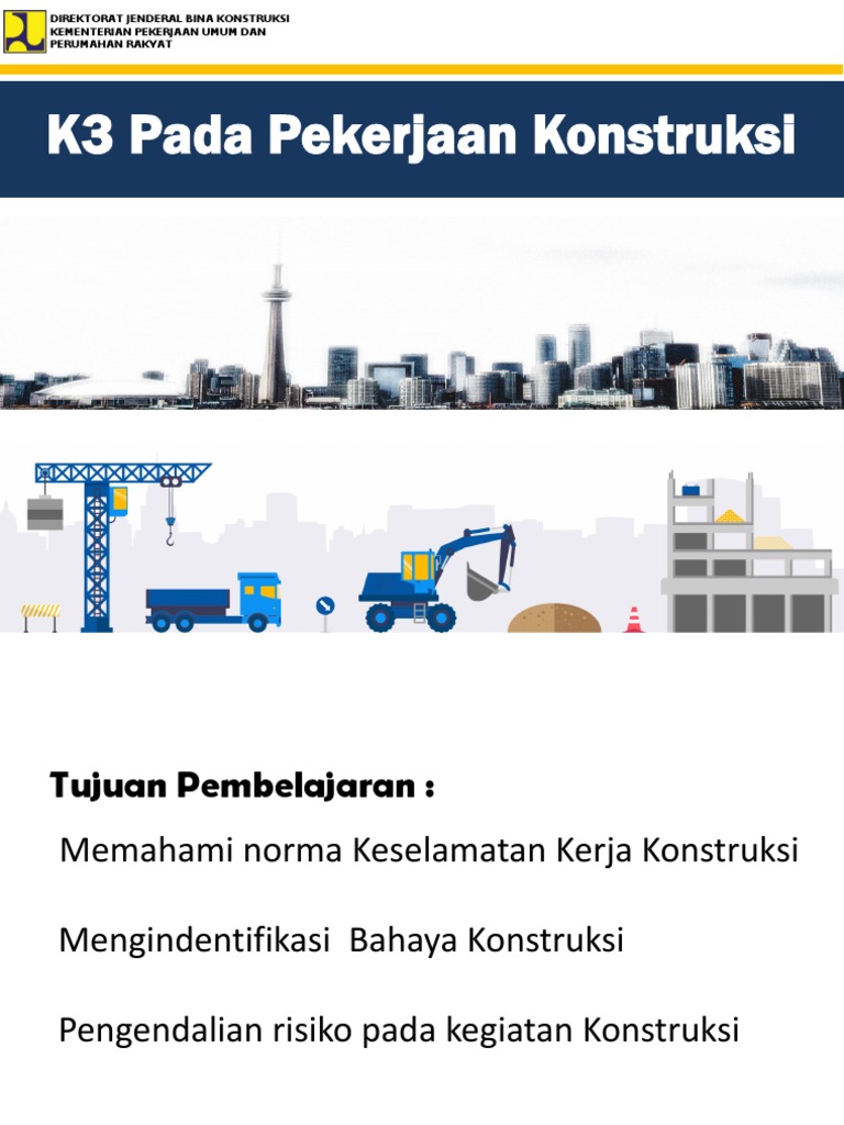 K3 Pada Pekerjaan Konstruksi | PDF