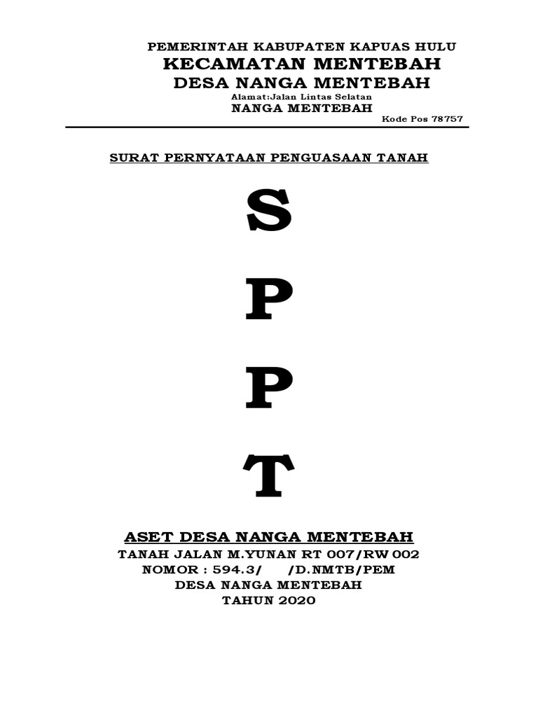 Sampul SPPT | PDF
