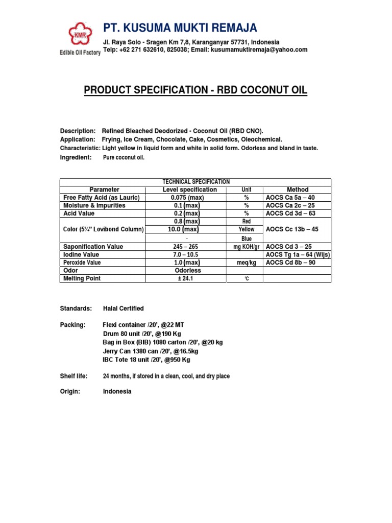Kmr Product Spec R 0 8 Pdf