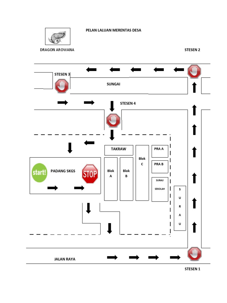Pelan Laluan Merentas Desa (Repaired) | PDF
