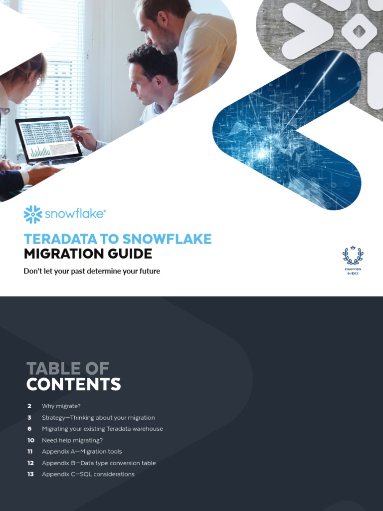 Teradata To Snowflake Migration Guide | PDF | Cloud Computing | Databases