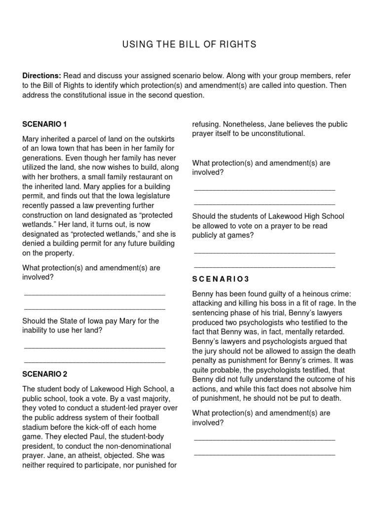 Bill of Rights Assignment | PDF | Verdict | Ku Klux Klan
