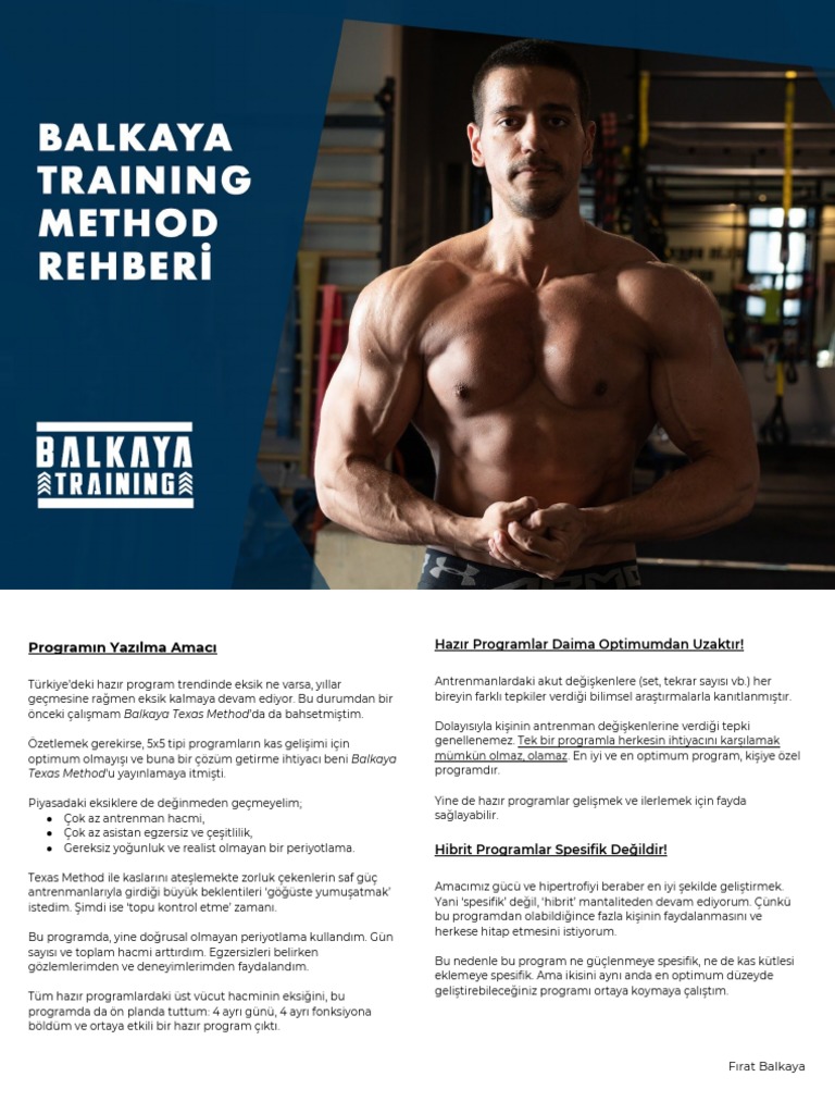PDF Balkaya Training Method Final | PDF