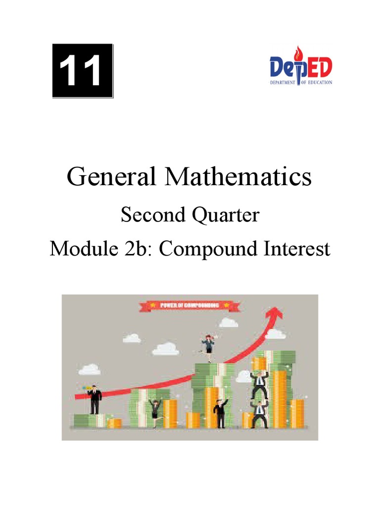 General Mathematics Q2 Module-2b | PDF | Present Value | Compound Interest