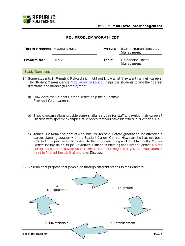 B221 HR12 - Musical Chairs - Worksheet - 12dec2011 | PDF | Cognition ...