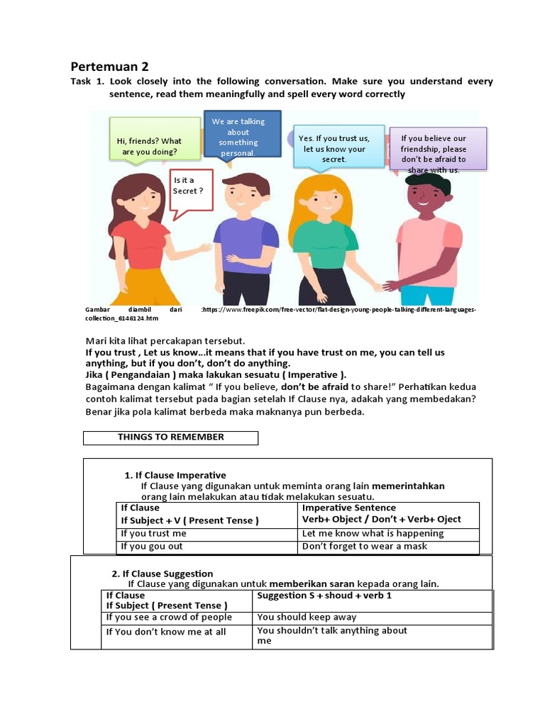 Daring 5. 2 If Clause + Imperative or Suggestion | PDF | Language ...