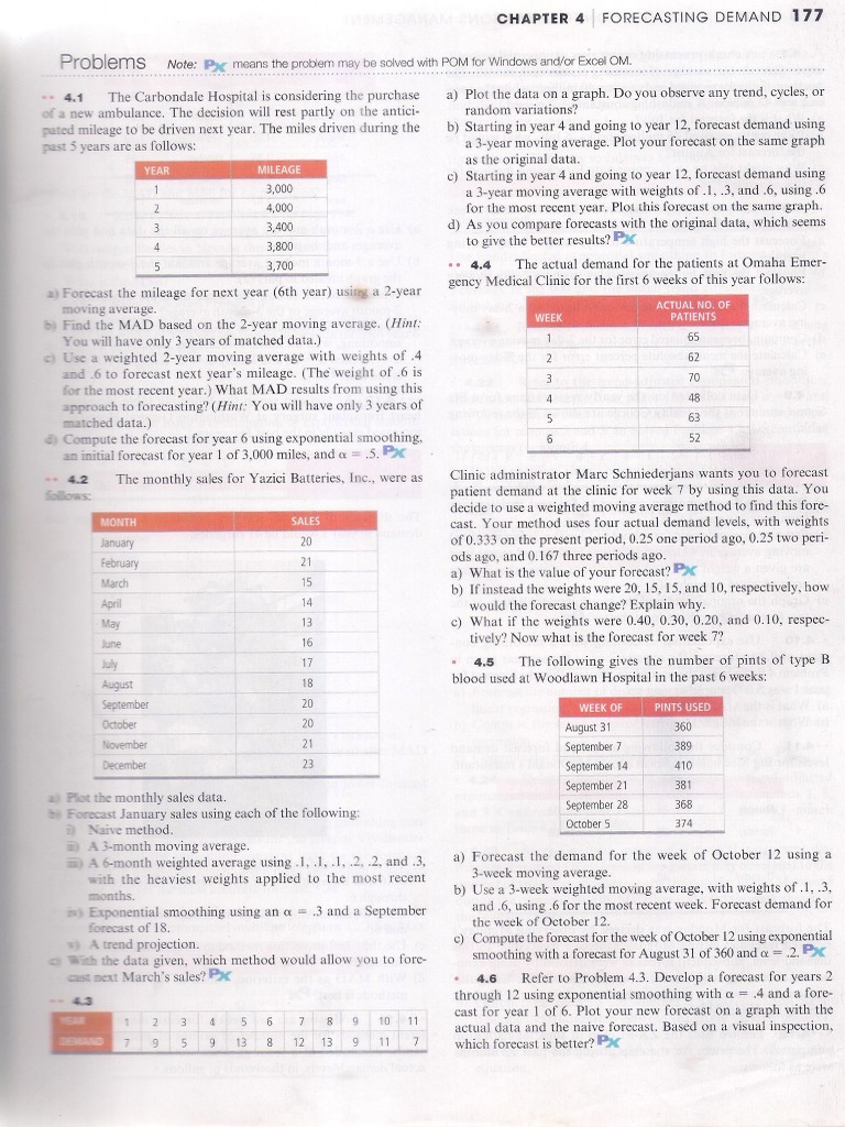 Latihan Soal Forecasting Demand Pdf