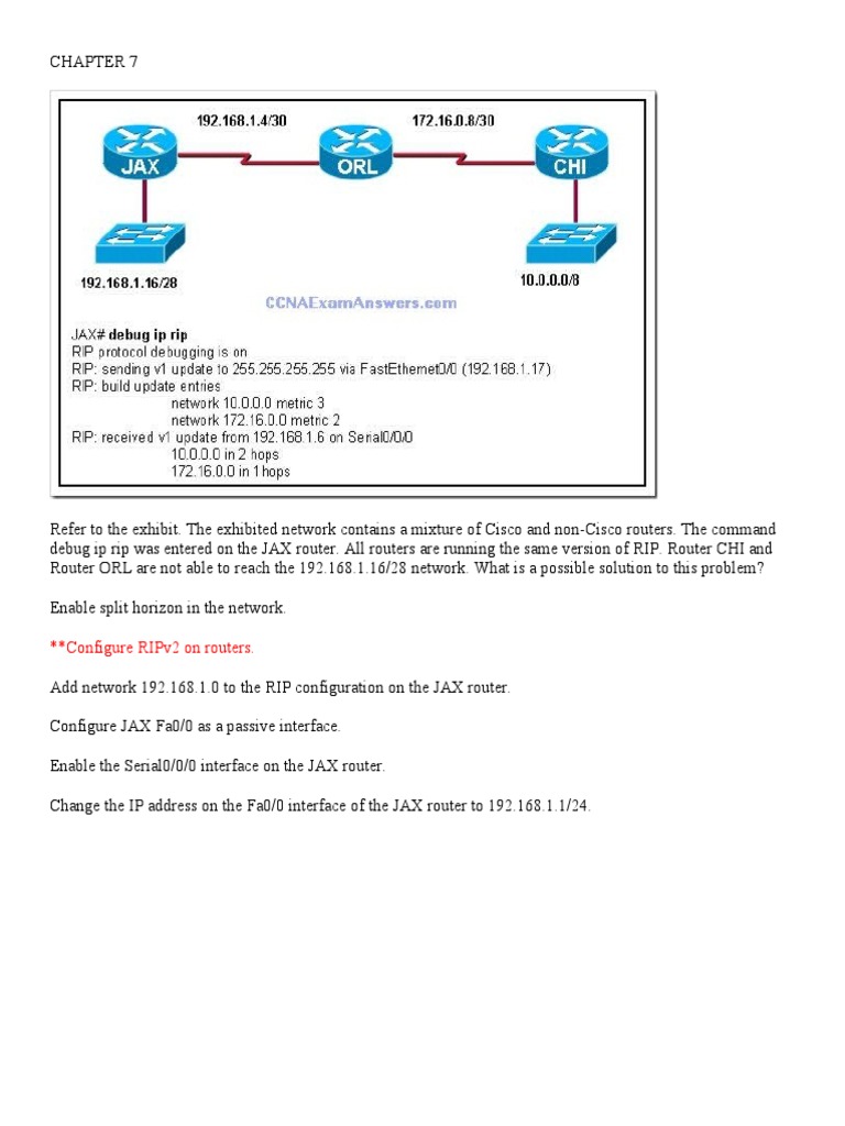 Configure Ripv2 On Routers | PDF | Routing | Router (Computing)