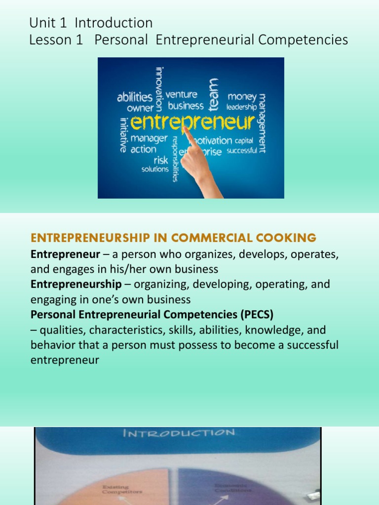 Tle-Personal Entrepreneurial Competencies | PDF | Entrepreneurship ...