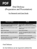 Guidelines For Research Proposal Defense | PDF