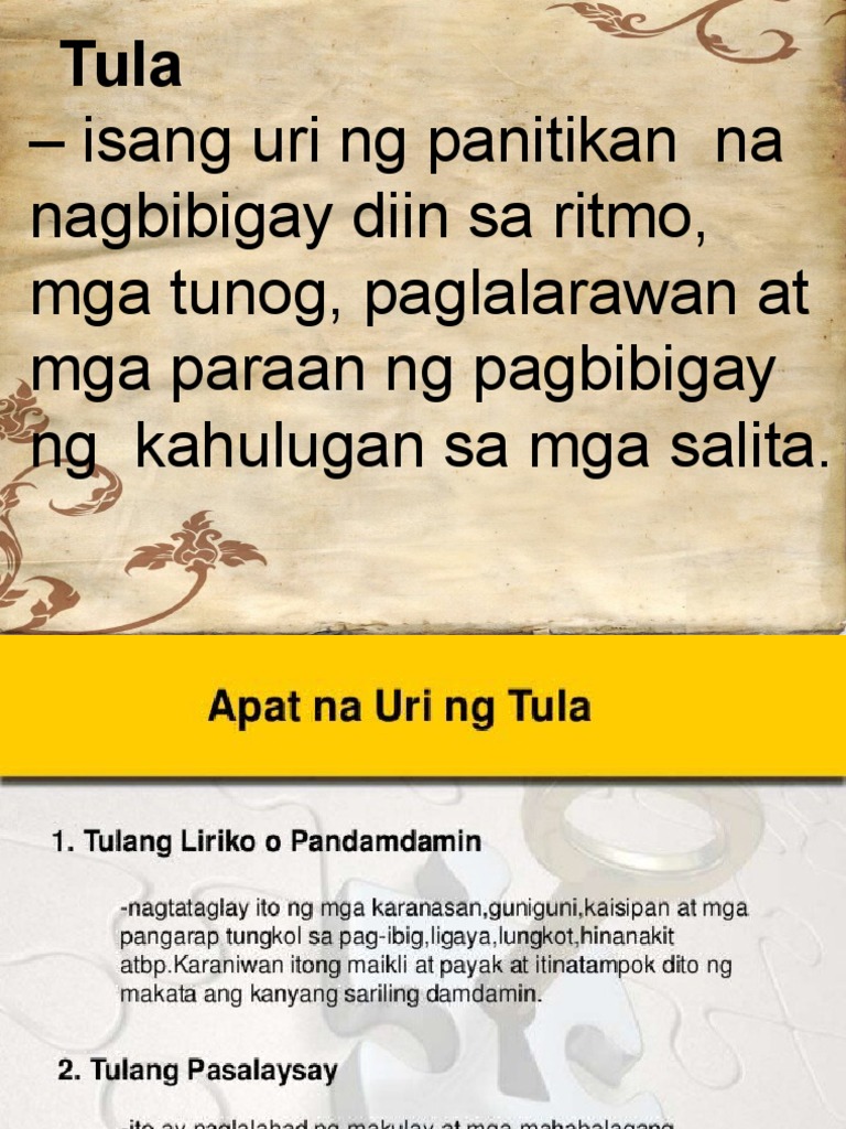 Elemento at Anyo NG Tula | PDF
