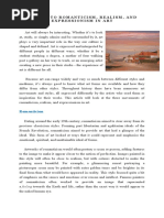 Art Appreciation | PDF | Romanticism | Impressionism