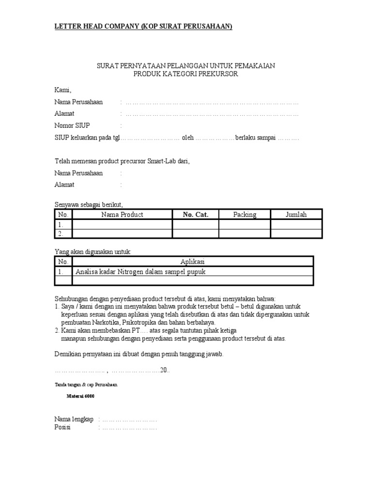 Format Prekursor Swasta | PDF