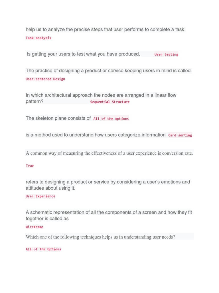Task Analysis: Sequential Structure | Download Free PDF | Psychological ...