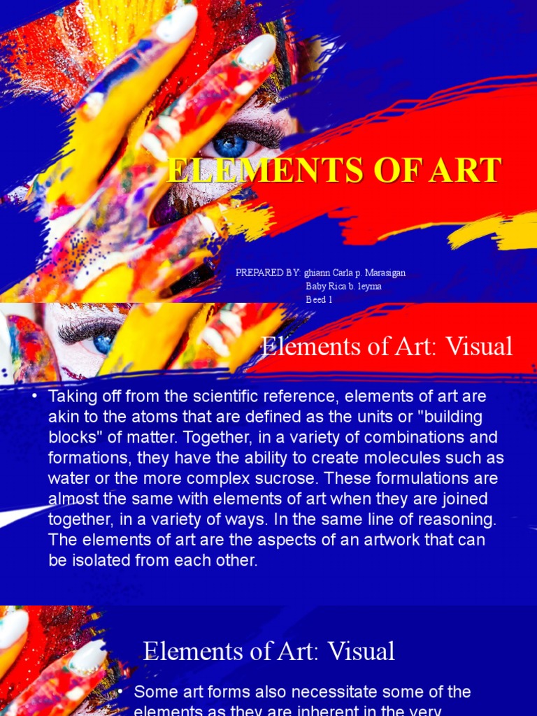 Elements of Arts Visual | PDF | Shape | Color
